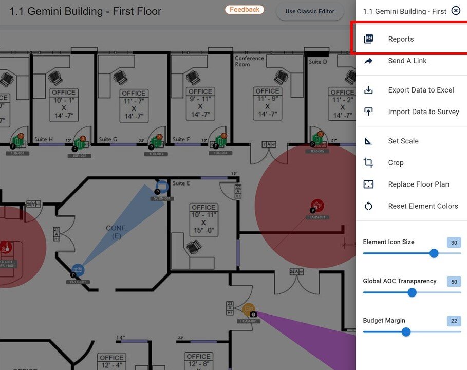 Reports [Web Editor 2.0]